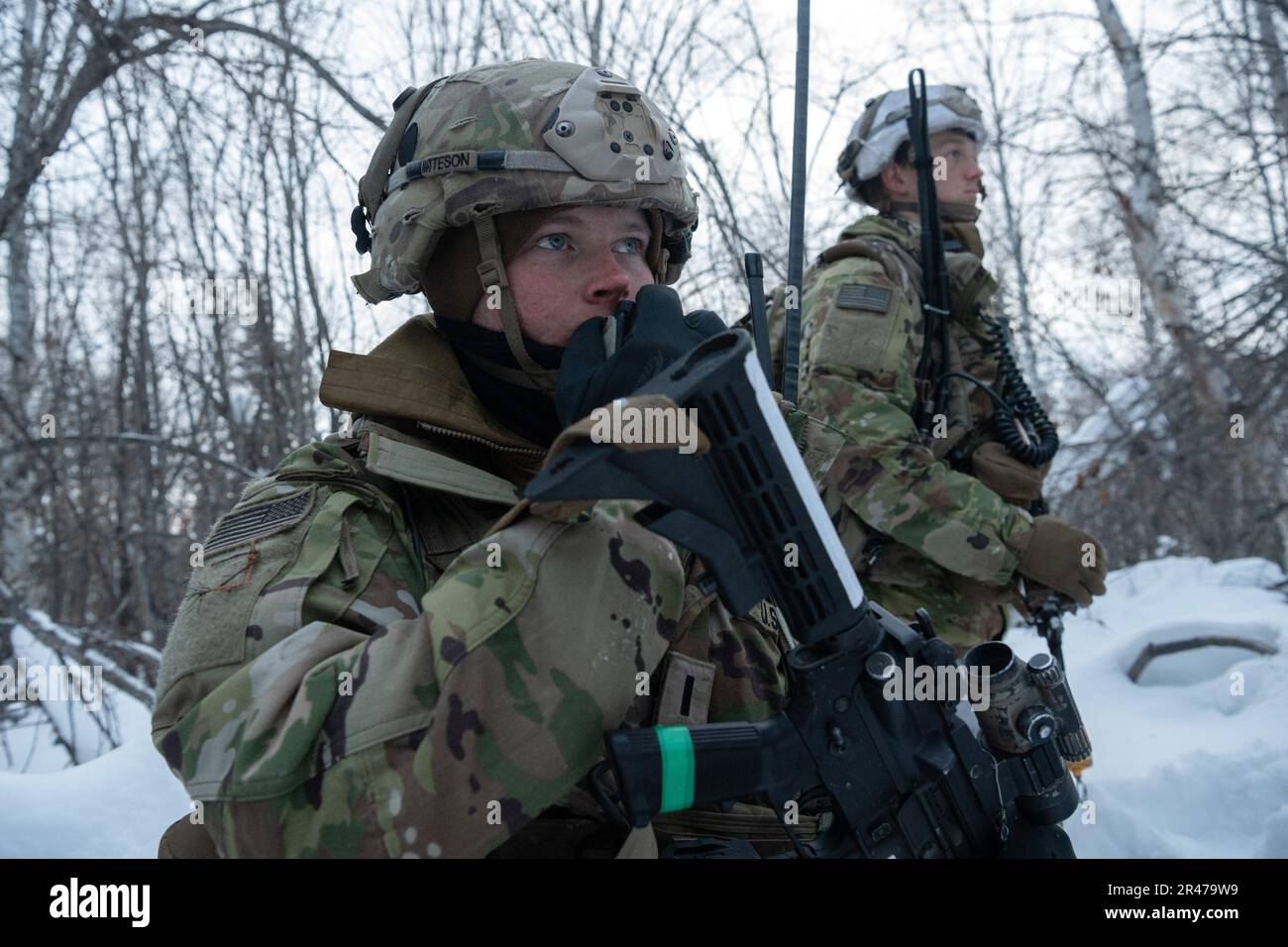 A U.S. Army infantryman with Blackfoot Company, 1st Battalion, 501st ...