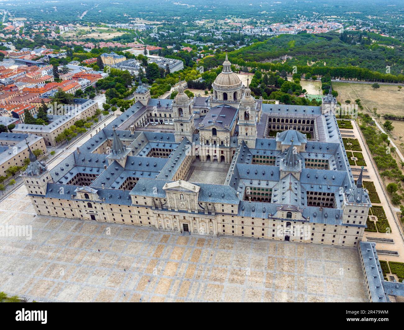Escorial aerial hi-res stock photography and images - Alamy