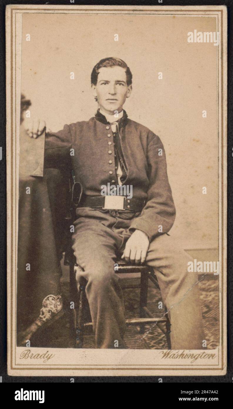 Unidentified soldier in Union uniform with book) - Brady, Washington ...