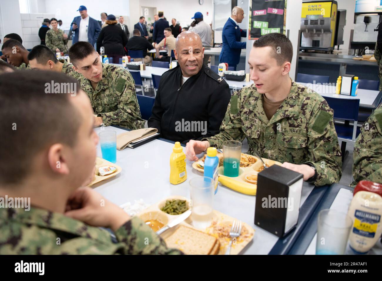 Capt. Kertreck Brooks, commanding officer, Recruit Training Command ...