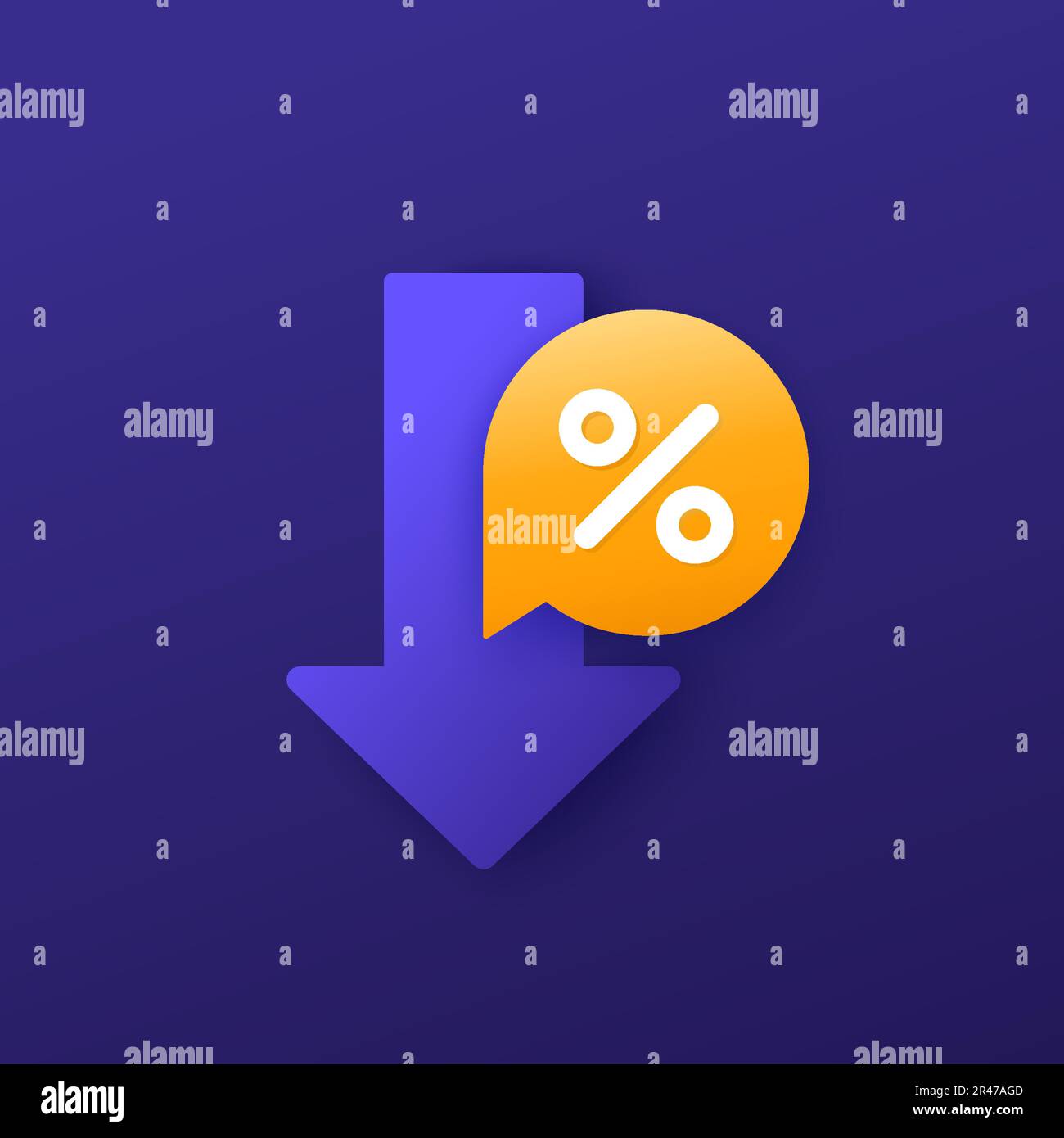 Profit decrease Stock Vector Images - Alamy