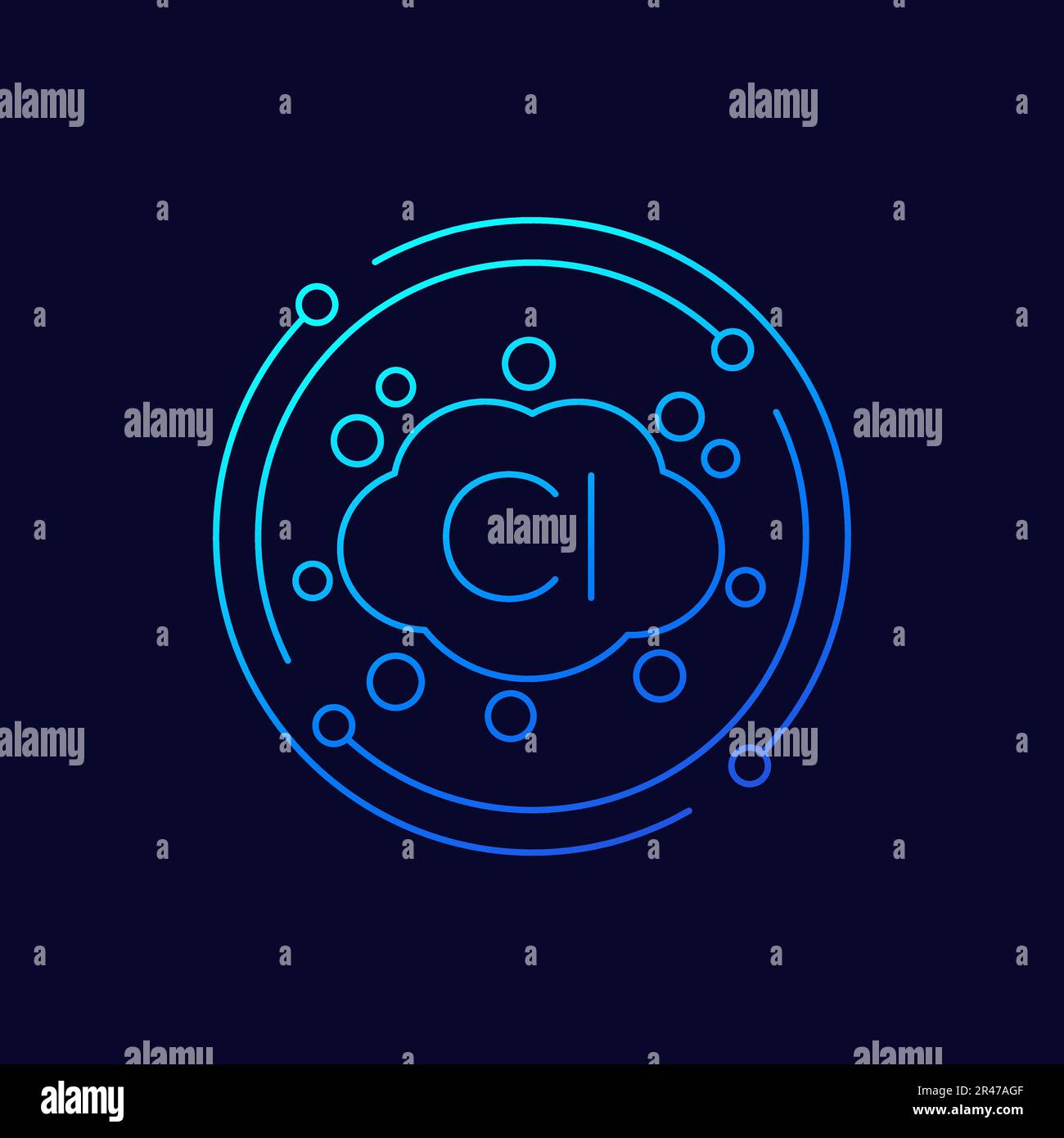 Chlorine gas icon, linear design Stock Vector Image & Art - Alamy