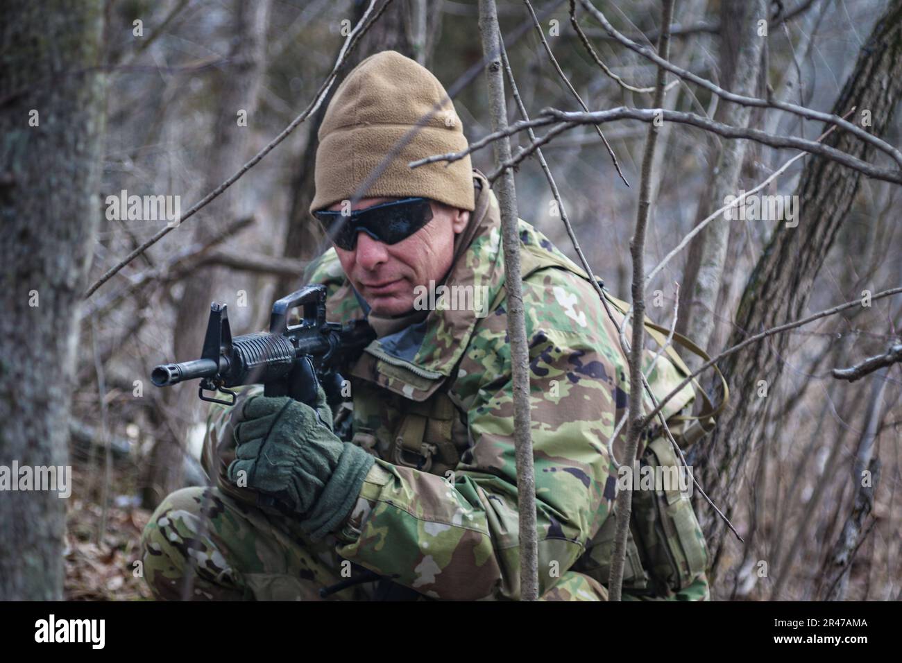 Sgt. 1st Class John Imhoff, an Observer, Coach, and Trainer assigned to ...