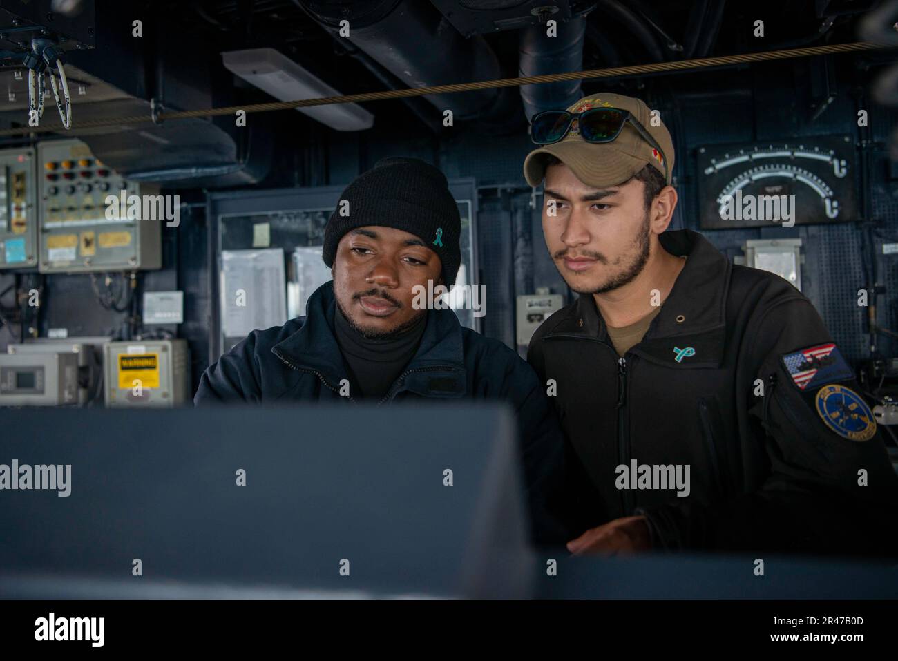 230403-N-MK109-1006 PACIFIC OCEAN (April 3, 2023) U.S. Navy Boatswain's ...