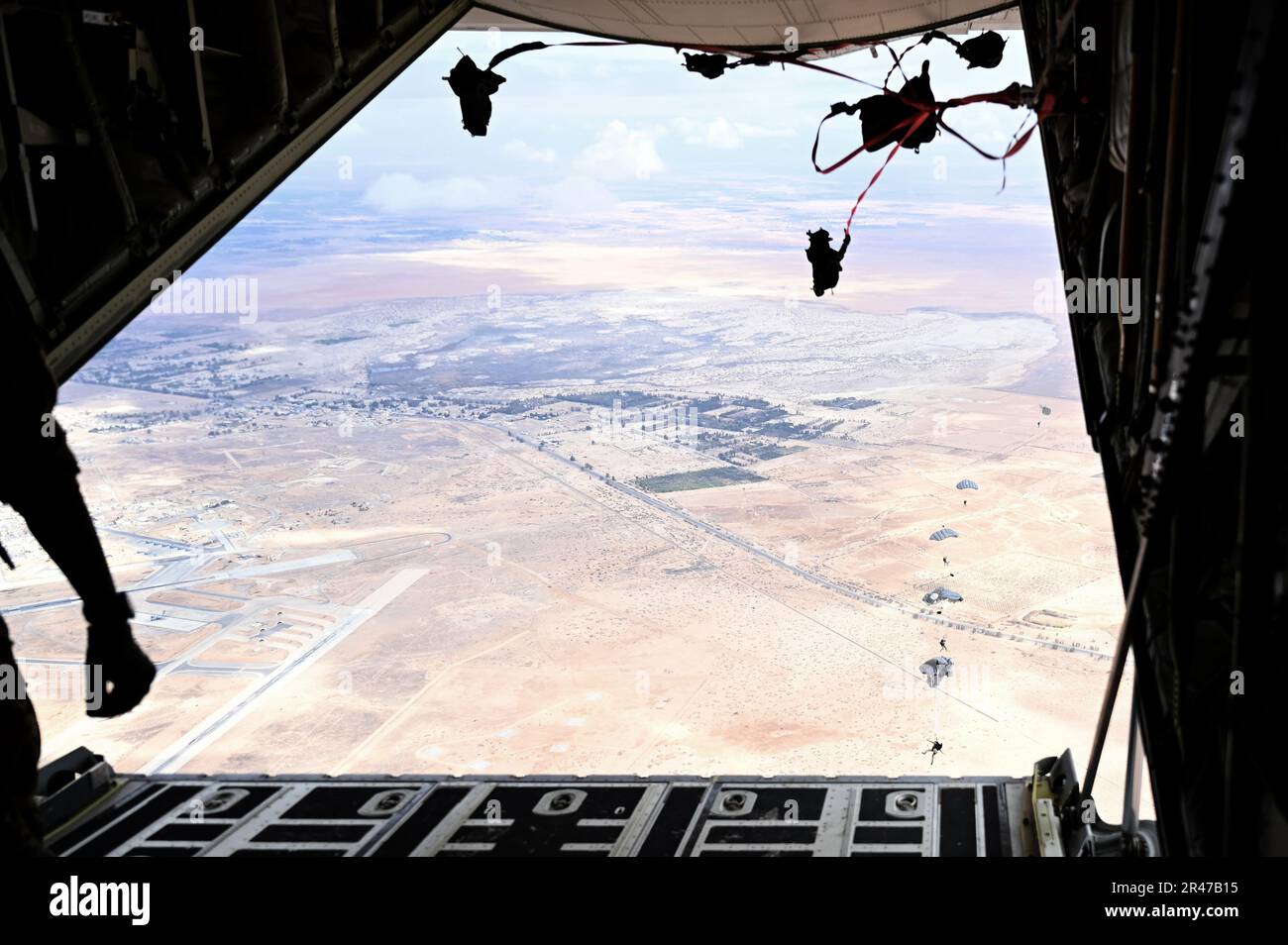 U.S. Air Force Pararescue Airmen assigned to the 52nd Expeditionary ...