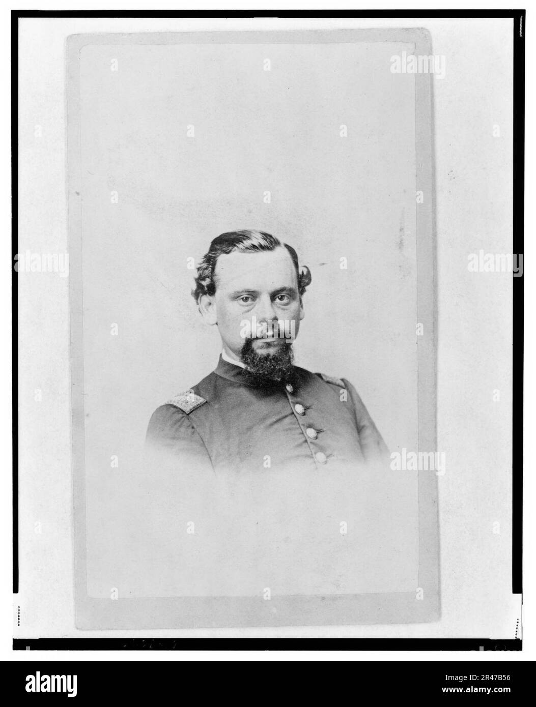 Unidentified Union officer, half-length portrait, facing front ...