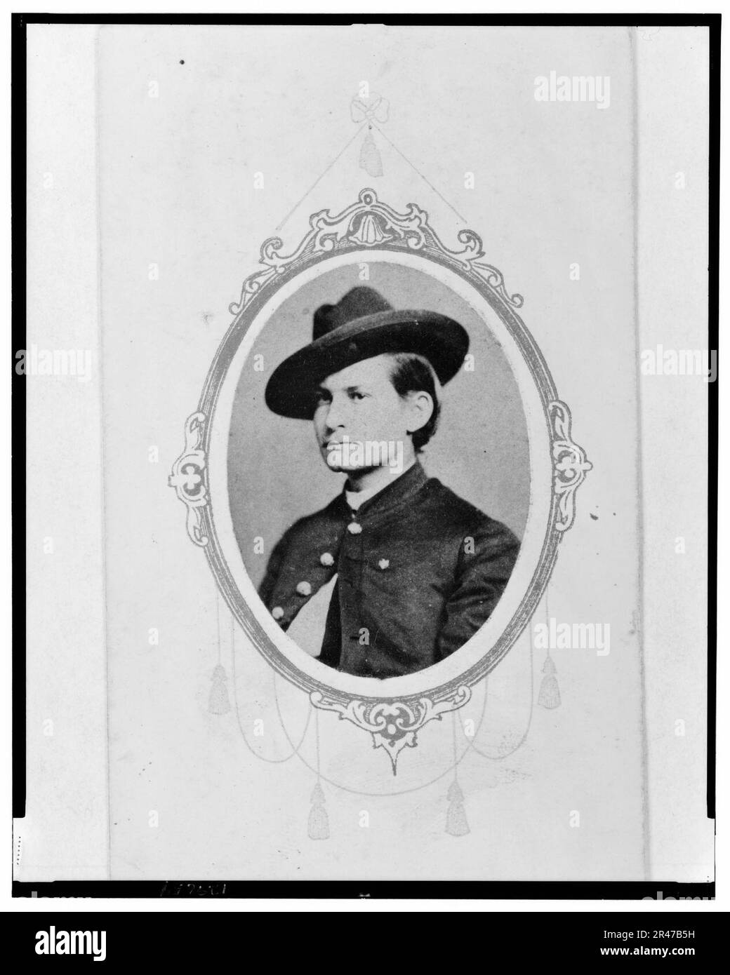 Unidentified Union officer, head-and-shoulders portrait, facing left ...
