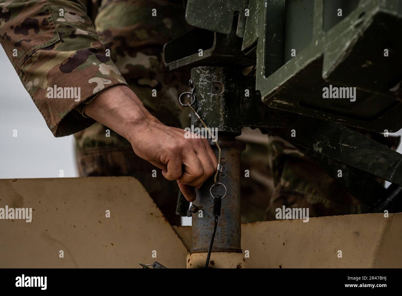 A U.S. Army Soldier, with Delta Company, 1st Battalion, 114th Infantry ...