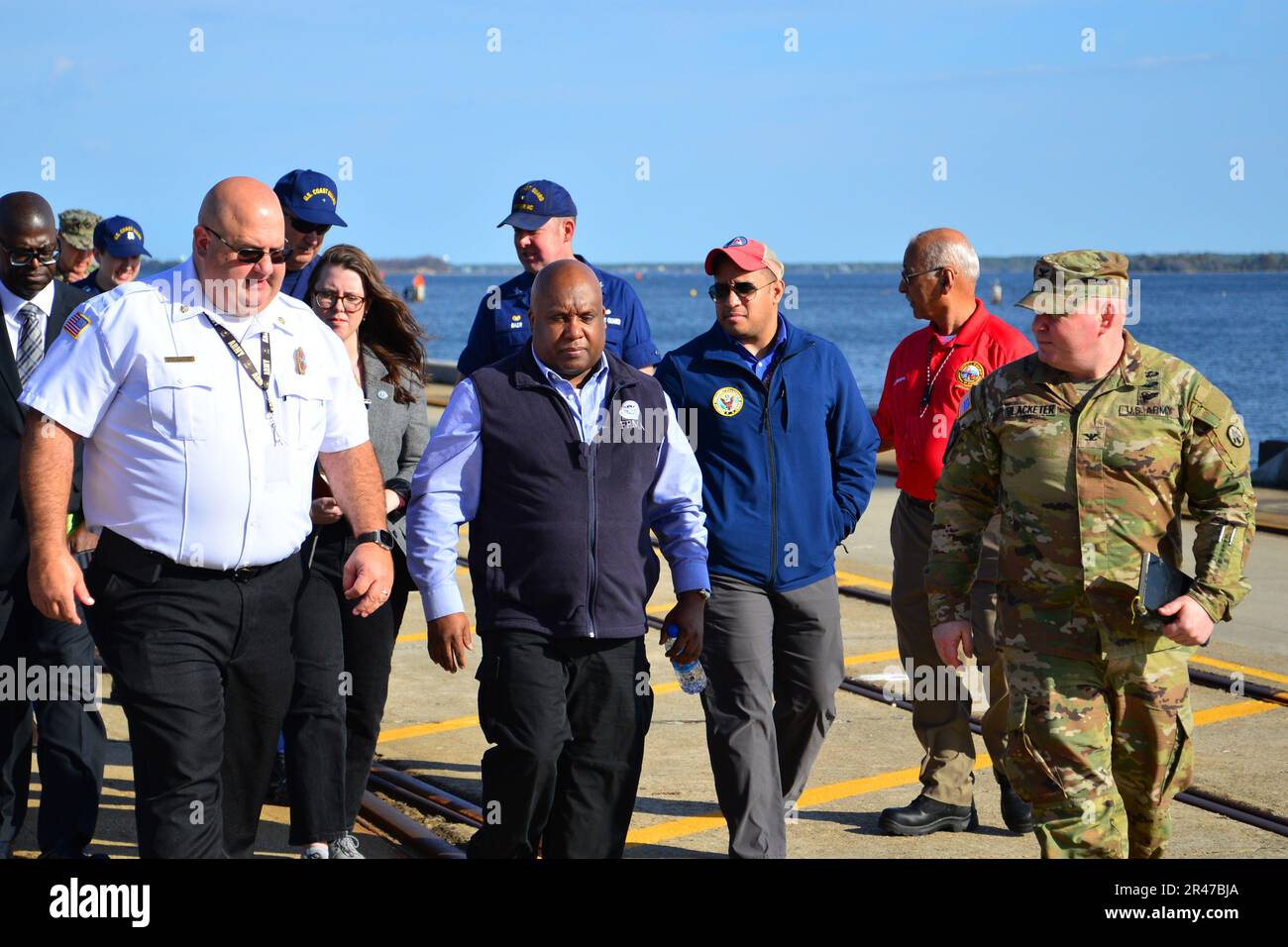 MOTSU Fire Chief Michael Scott briefs FEMA Deputy Administrator Erik ...