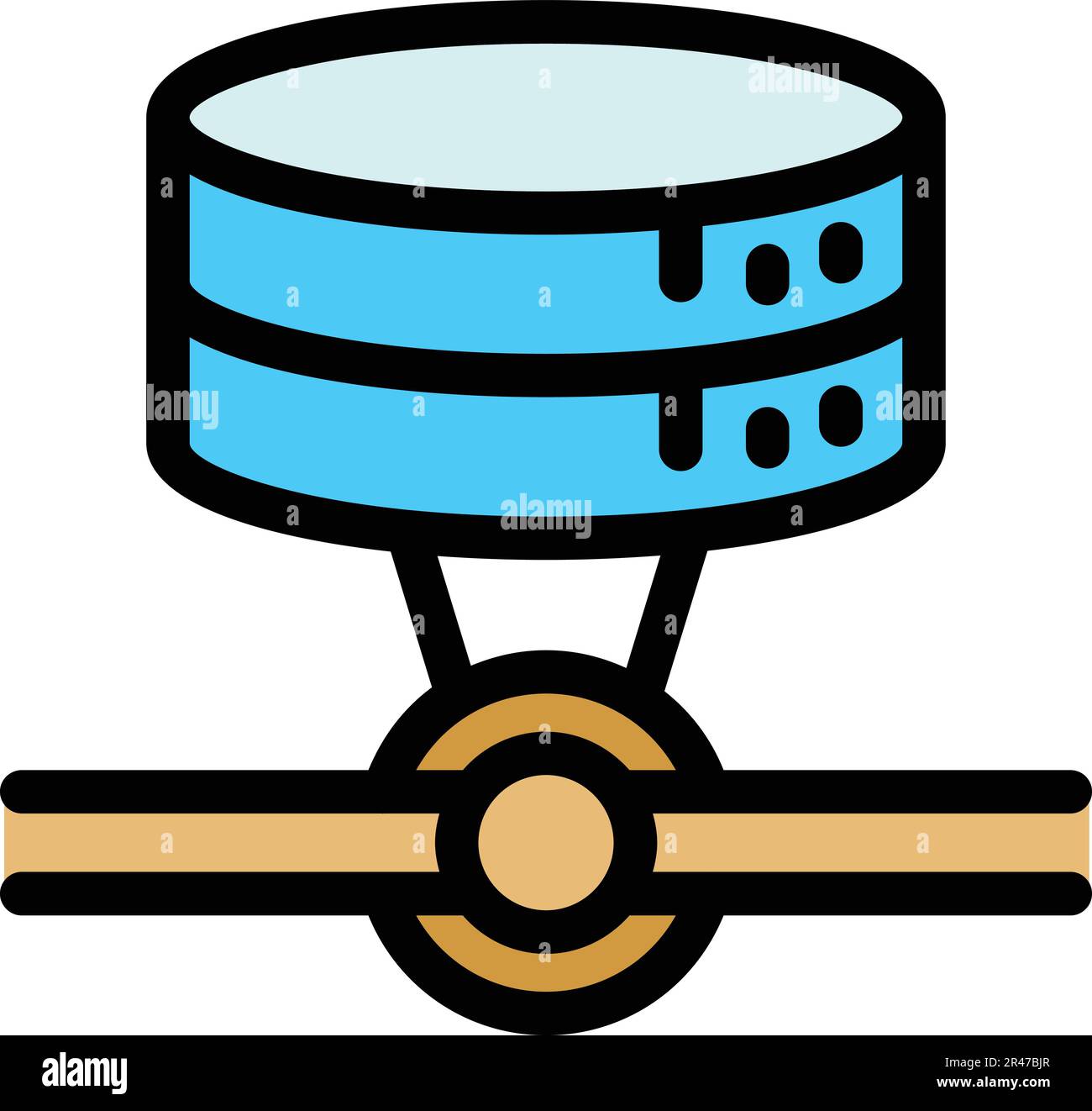 Network server icon. Outline Network server vector icon for web design ...