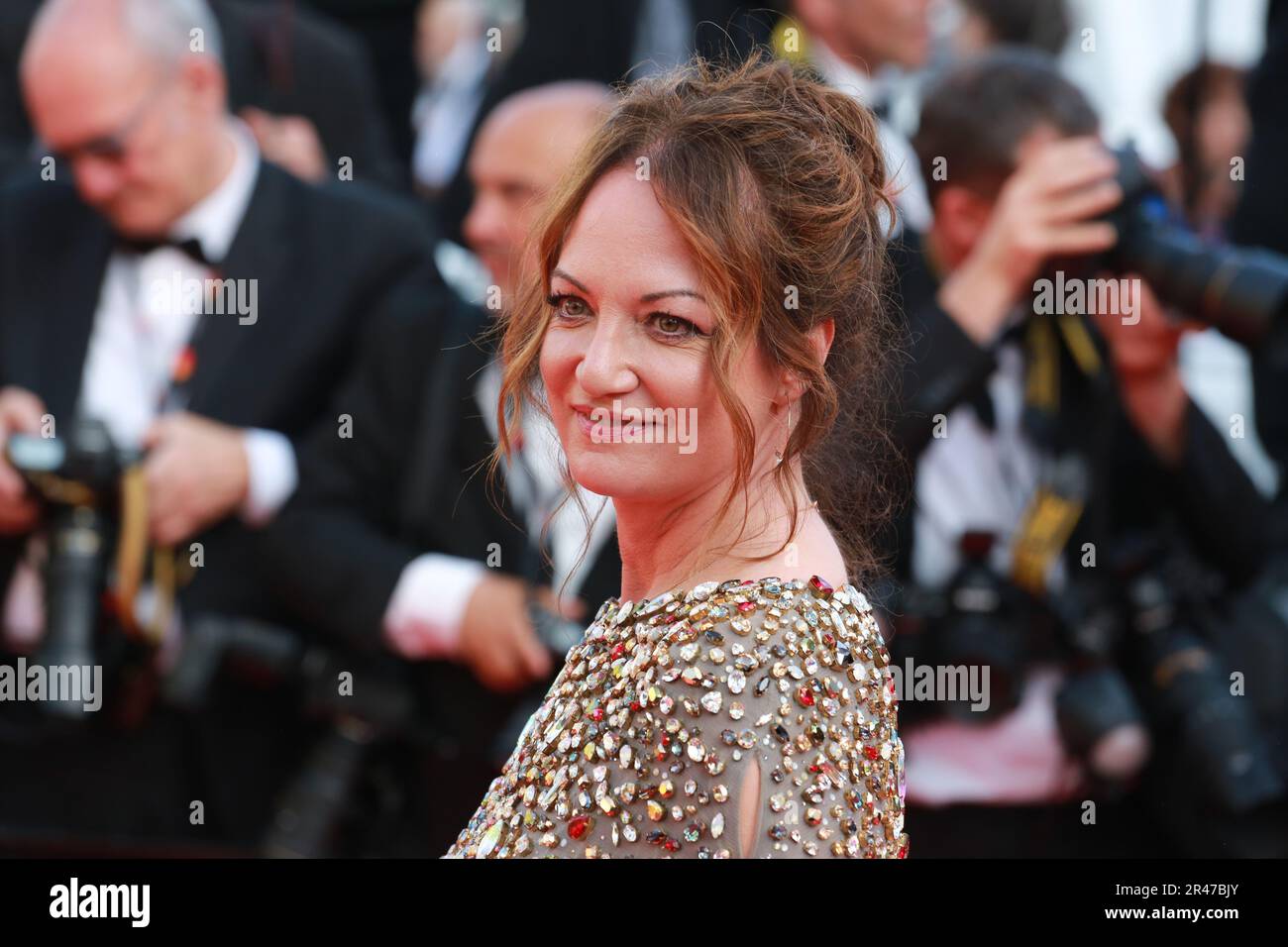 Cannes, France, 26th May, 2023. Natalia Wörner arriving on the red ...