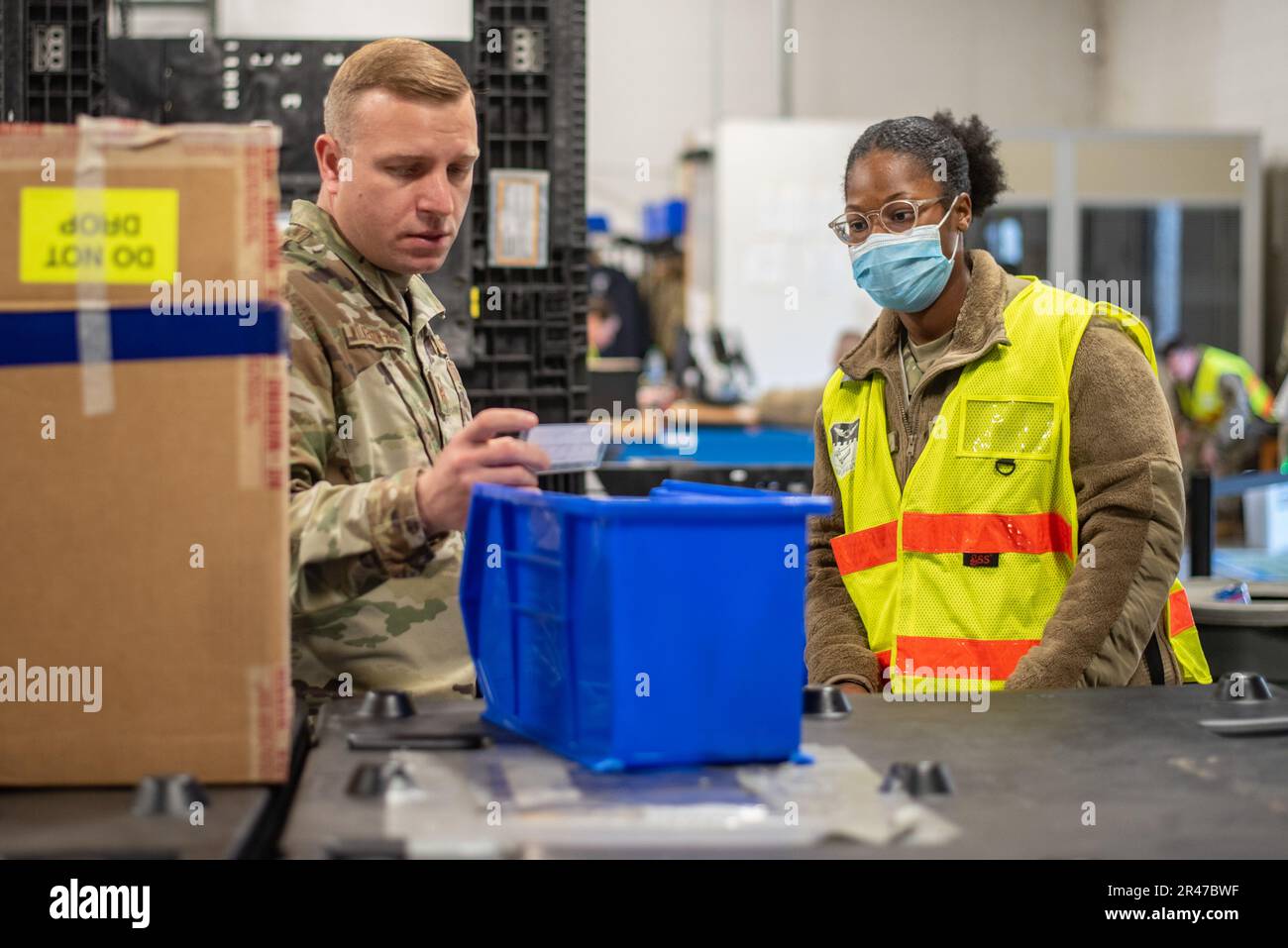 Airmen with the 121st Logistics Readiness Squadron, 121st Air Refueling ...