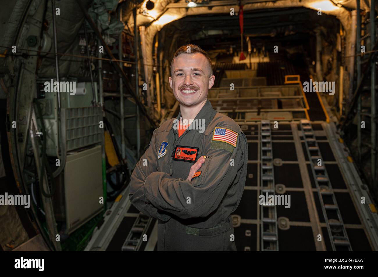 U.S. Air Force Tech. Sgt. Josh Mattson, a flight engineer with the ...