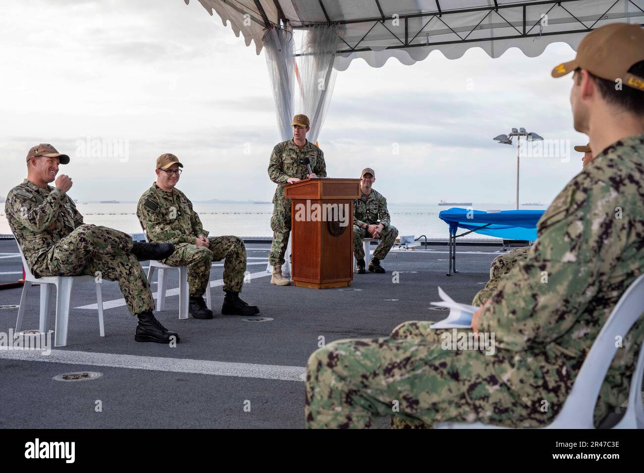 230324-N-HG846-1038 CHANGI, SINGAPORE (March 24, 2023) – Capt. Sean ...