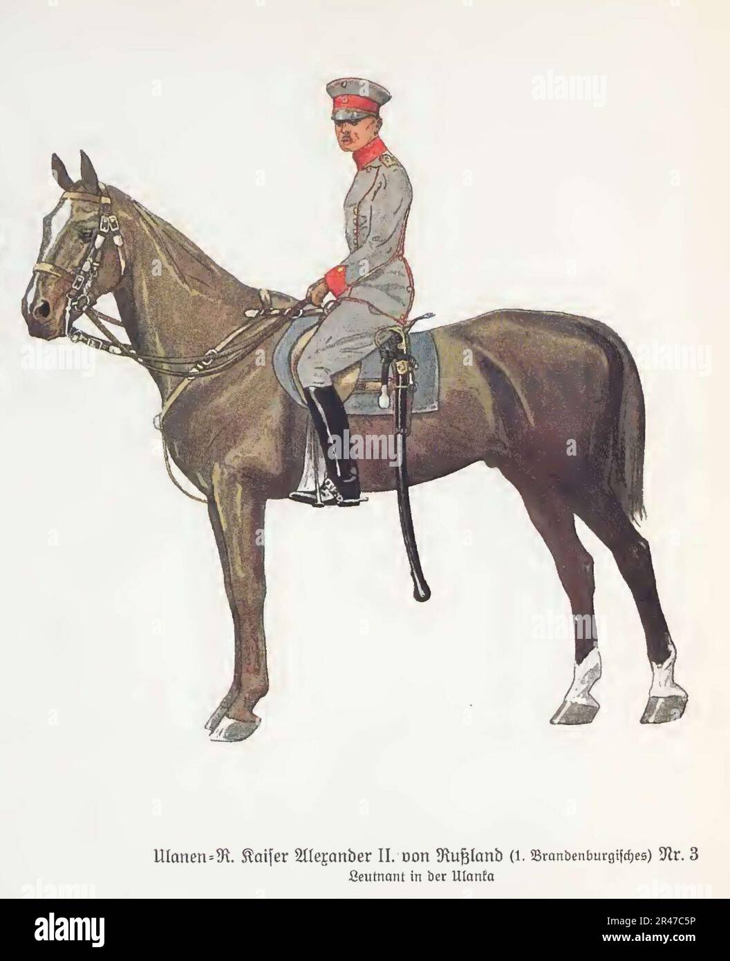 Uniform, Ulanen-Regiment „Kaiser Alexander II. von Rußland“ (1 ...