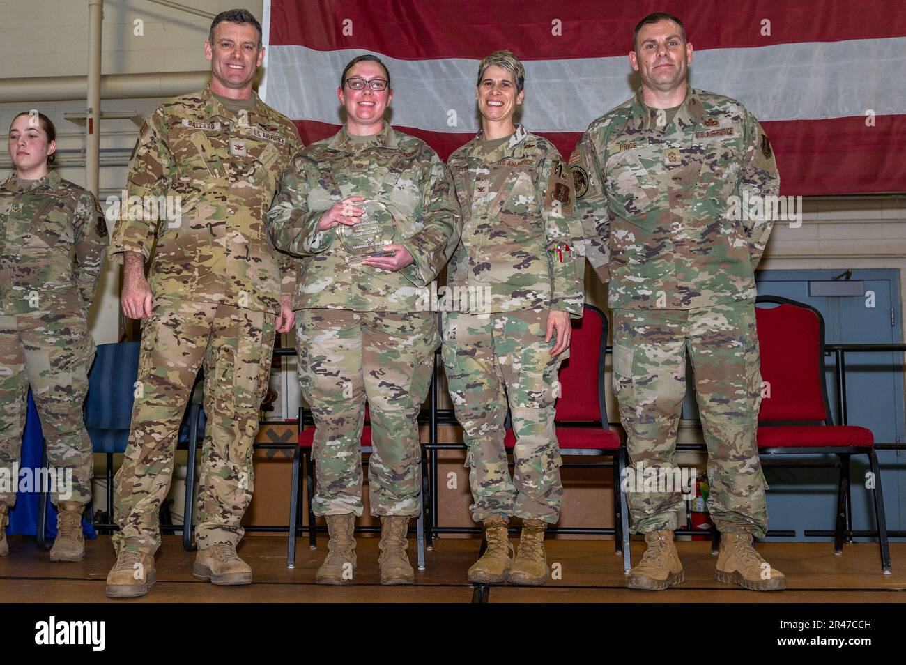 U.S Air Force Master Sgt. Dawn Tavenner with the 264th Combat ...