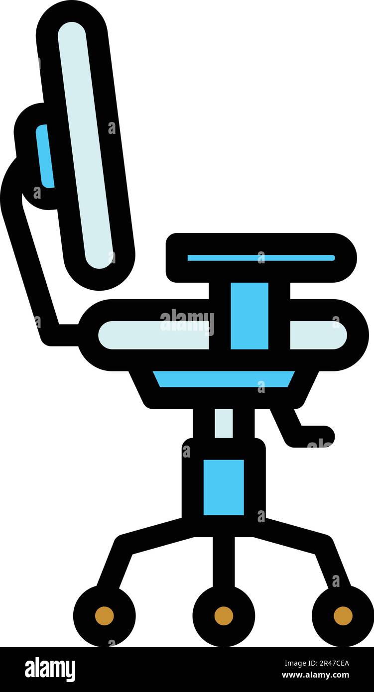 Smart office boss chair icon. Outline Smart office boss chair vector ...