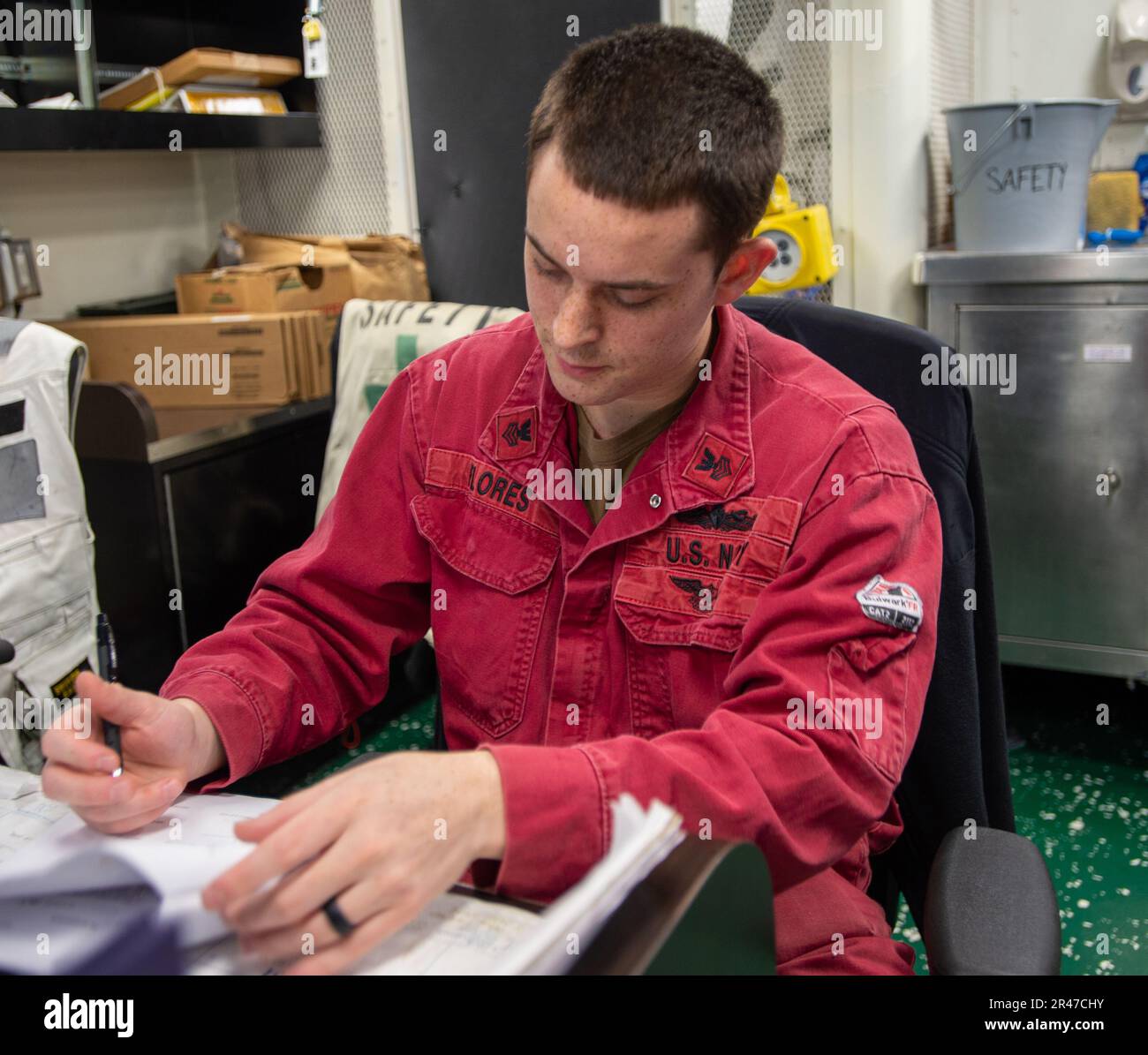 230204-N-MJ302-1086 SOUTH CHINA SEA (Feb. 4, 2023) U.S Navy Damage ...