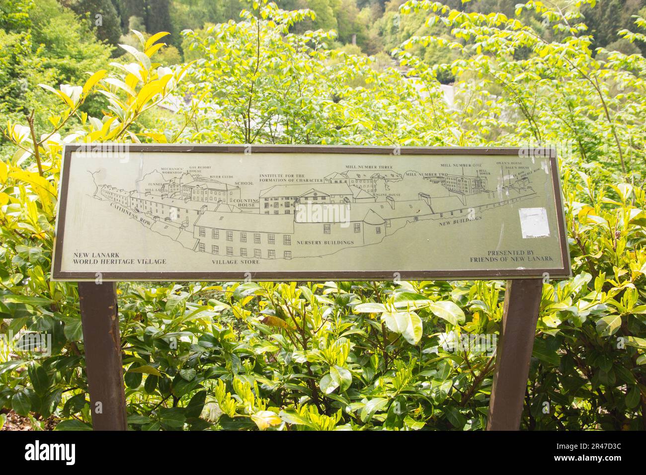 Lanark map hi-res stock photography and images - Alamy