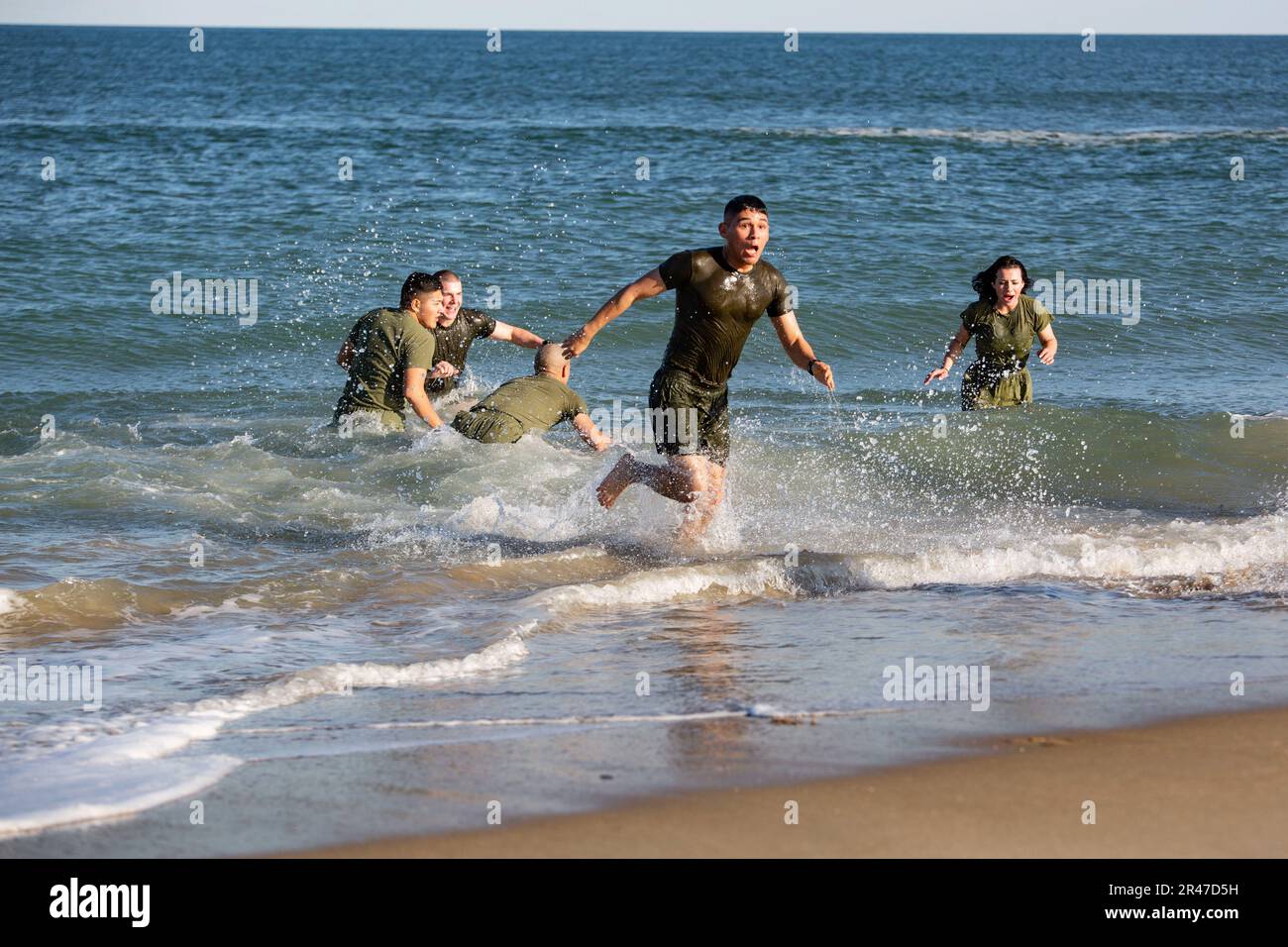 U.S. Marines with Marine Corps Detachment Training Command, Dam Neck ...