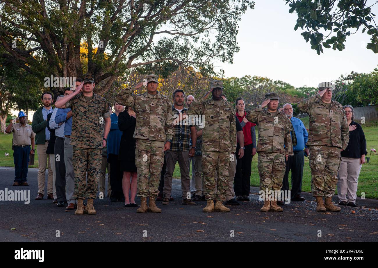 Members of the Defense POW/MIA Accounting Agency (DPAA) participate in ...