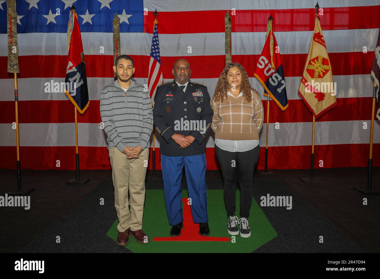 U.S. Army Sgt. 1st Class Mark Walton assigned to the Headquarters ...