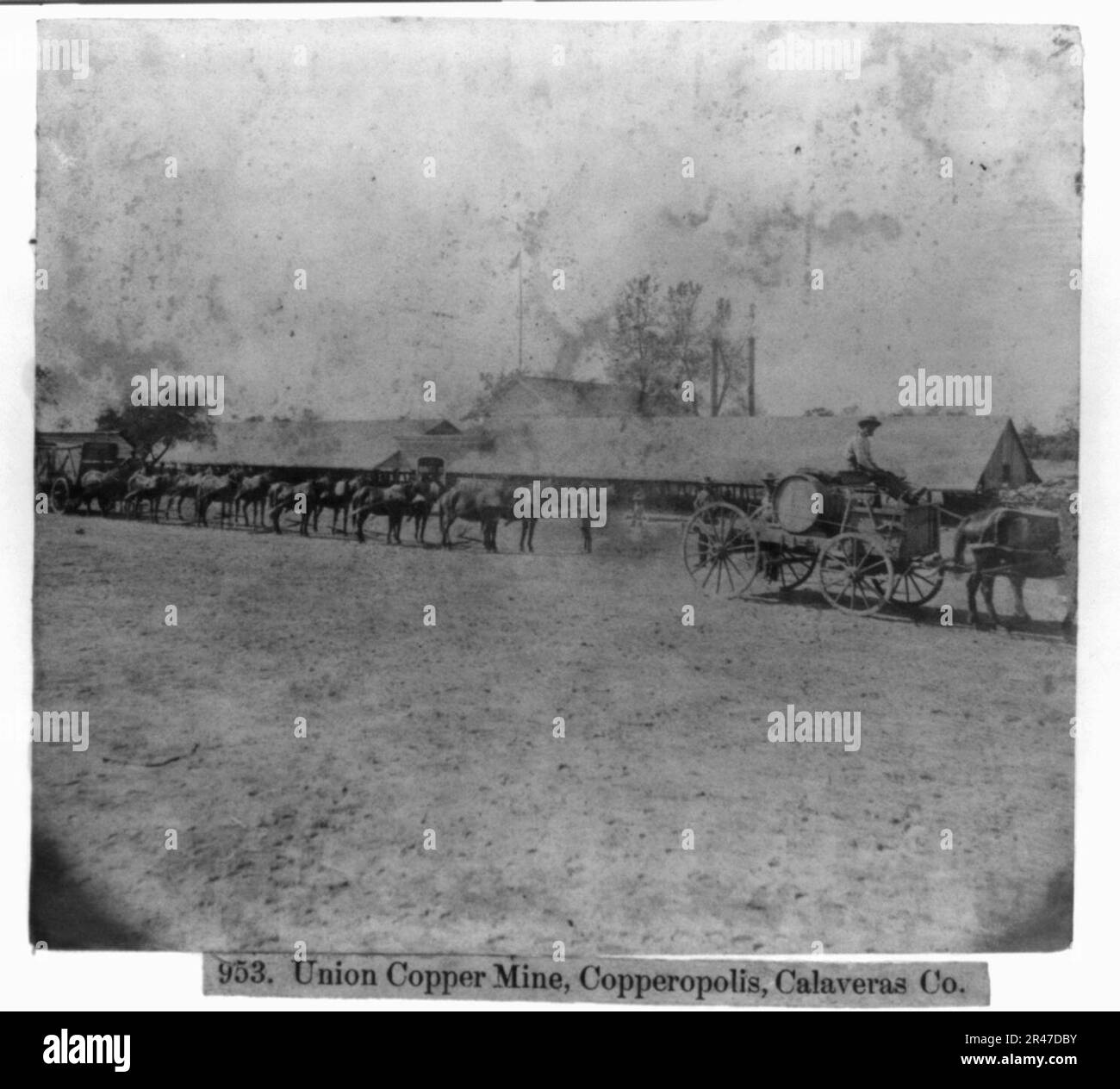 Union Copper Mine, Copperopolis, Calaveras County Stock Photo - Alamy