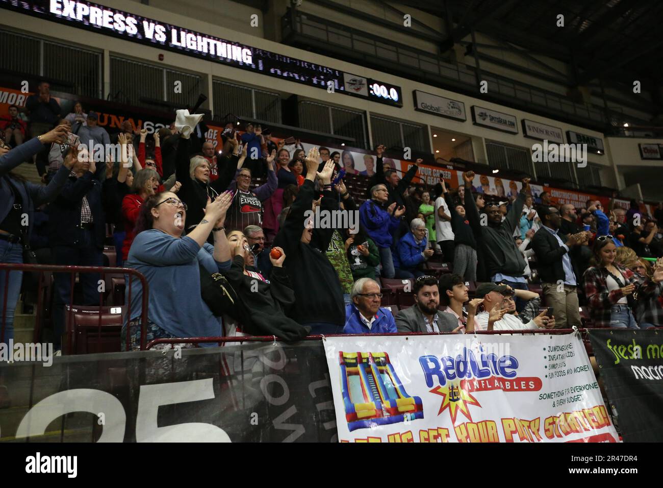 May 25 2023, Windsor Ontario Canada, The Windsor Express play their ...