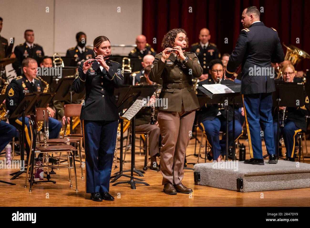 Sergeant First Class Maria Haller, visiting Army National Guard ...