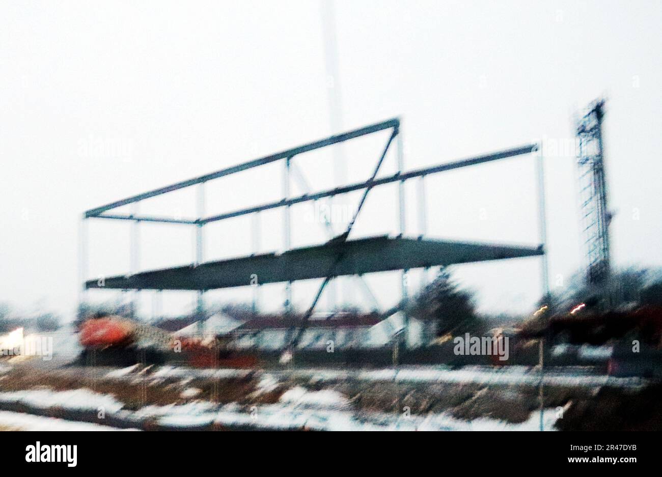 The construction area for a future transient training brigade ...