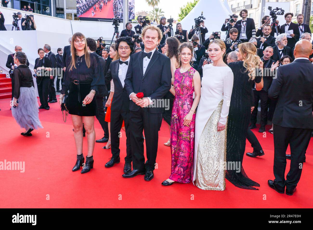 Cannes, France. 26th May, 2023. Members of the Jury Un Certain Regard ...