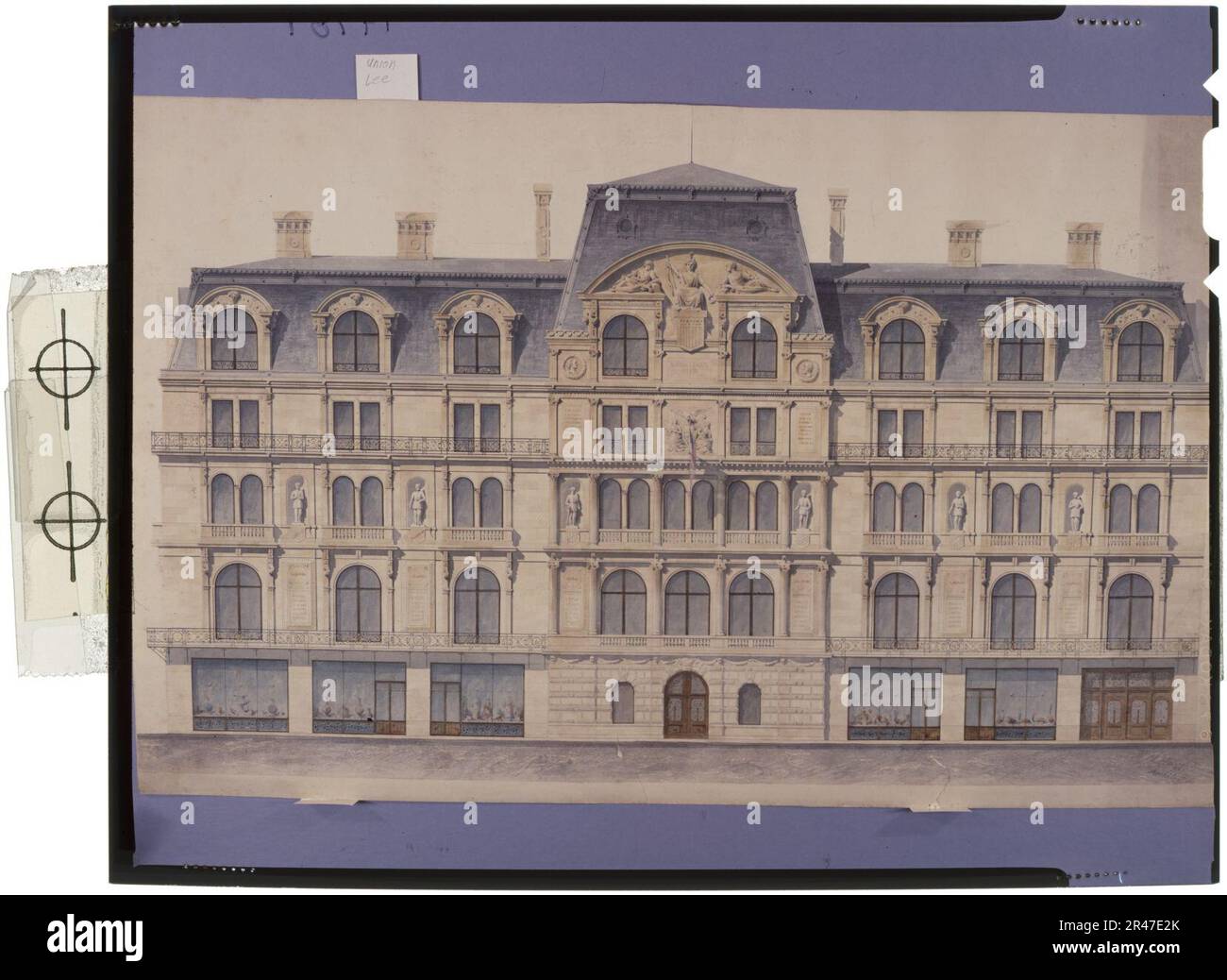 Union League Club, New York City (project). Elevation. Rendering) - R ...