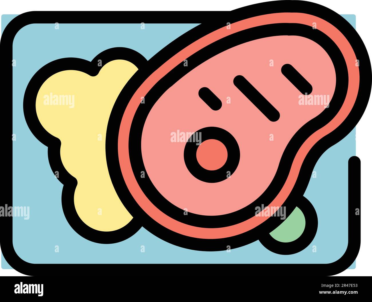 Restaurant food icon. Outline Restaurant food vector icon for web ...