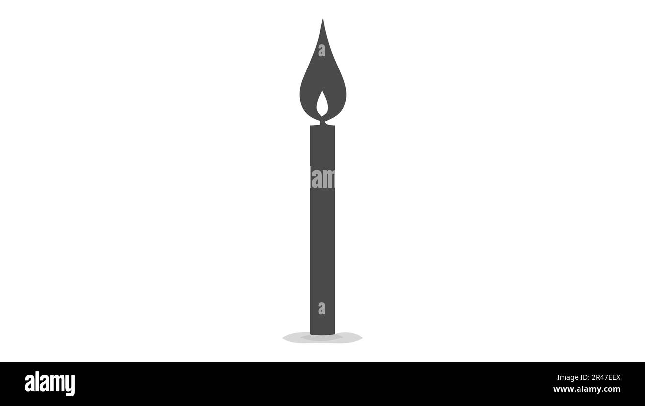 Candle icon, vector logo isolated on white background Stock Vector ...
