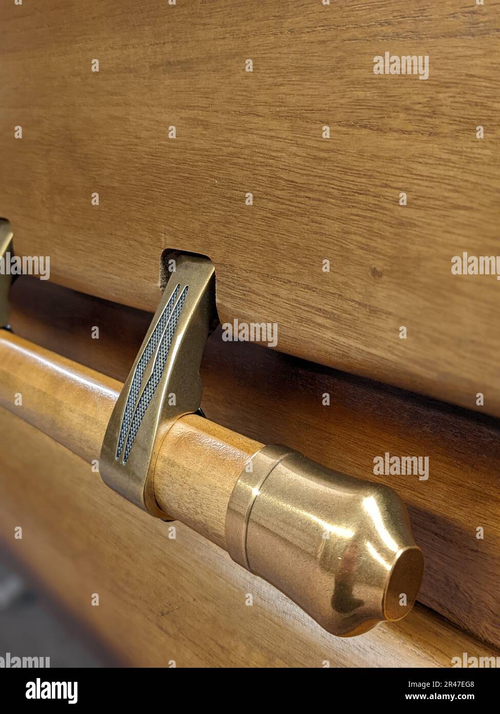 Oak Funeral Casket Handle for Pallbearers to carry for death and burial ...