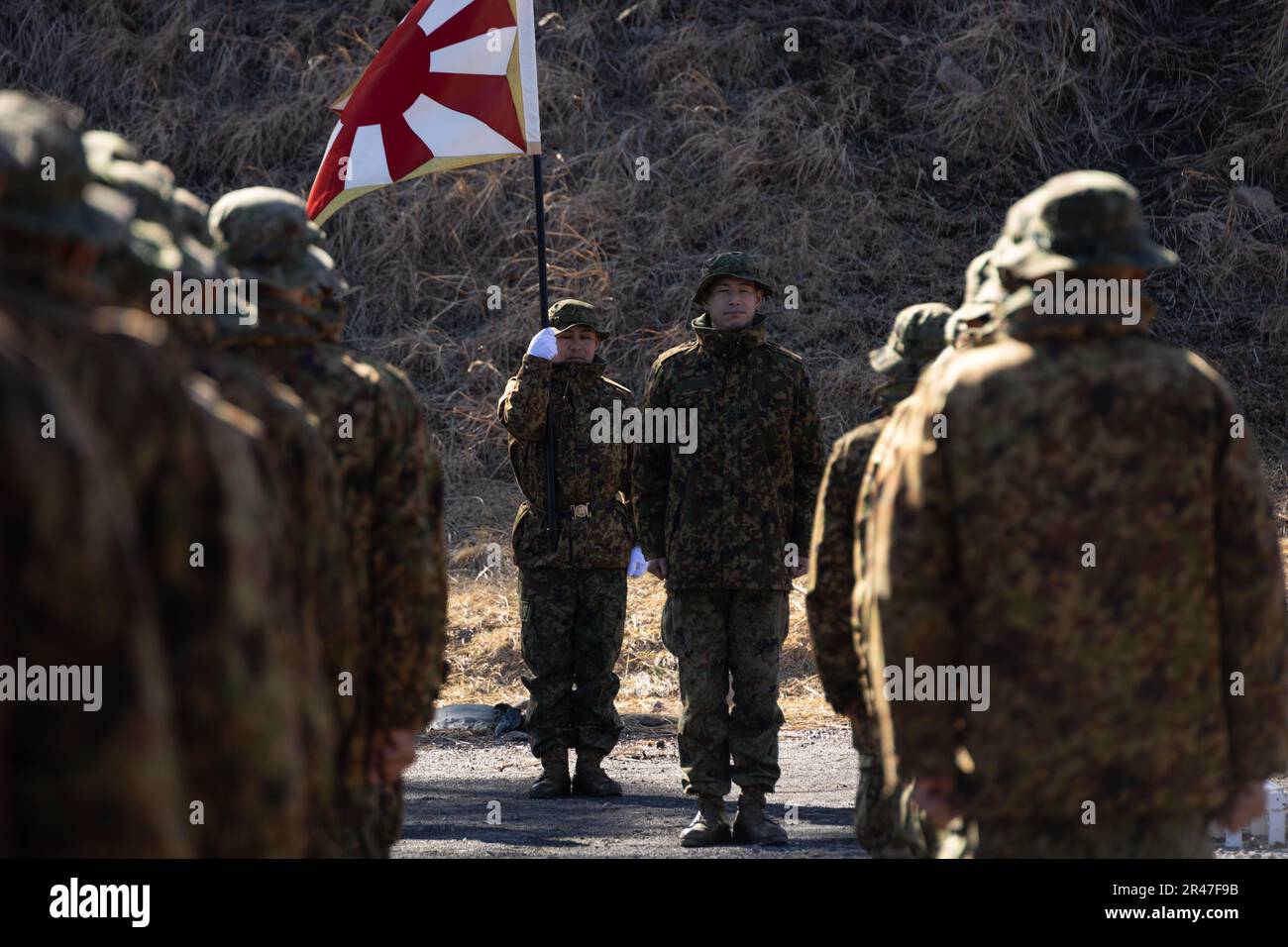 Col. Yoshikazu Nishida, commanding officer of the 1st Amphibious Rapid ...