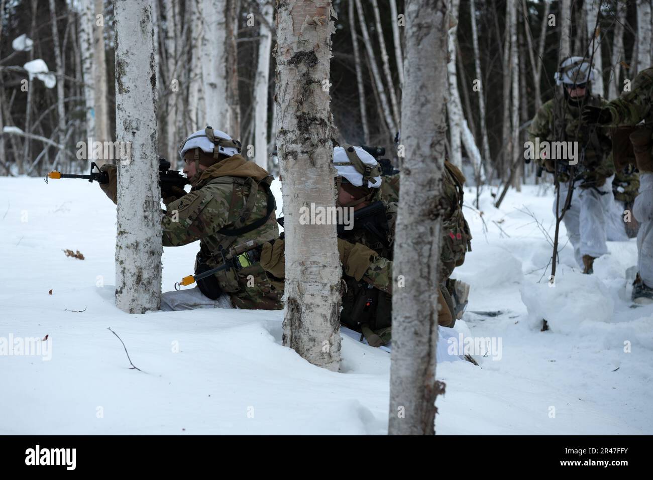 U.S. Army infantrymen with Blackfoot Company, 1st Battalion, 501st ...