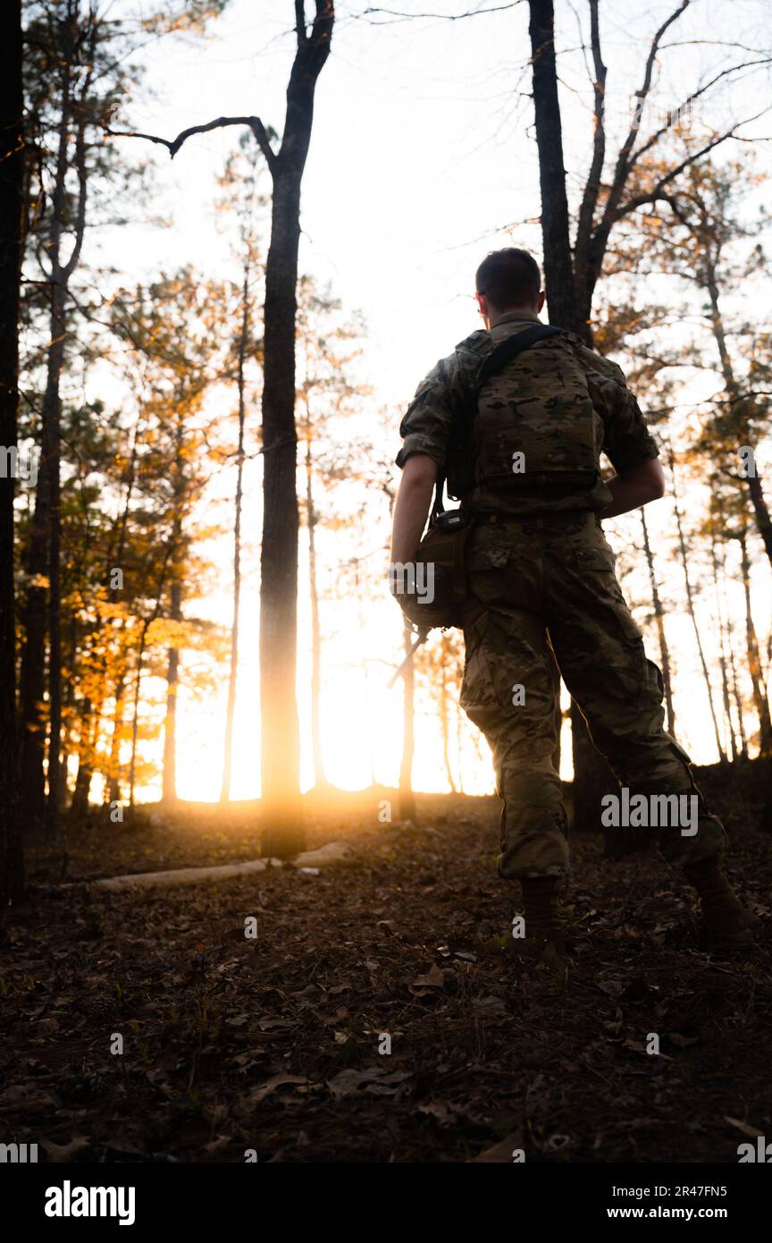 U.S. Air Force Airman Thomas Hansford, Combat Camera Apprentice with ...
