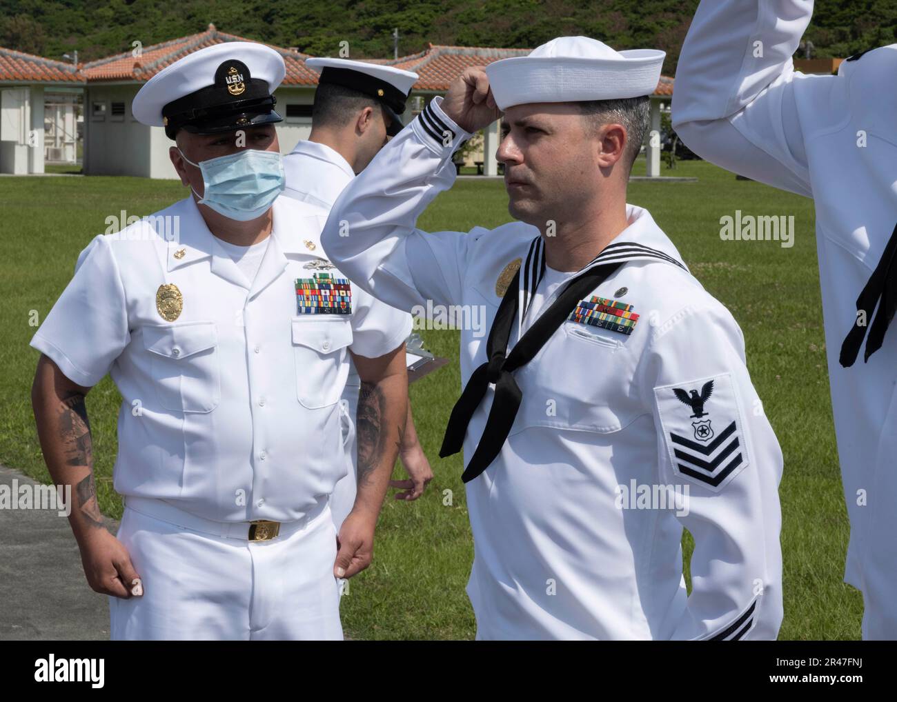 WHITE BEACH, Japan (April 11, 2023) Chief Master-at-Arms Jesus ...