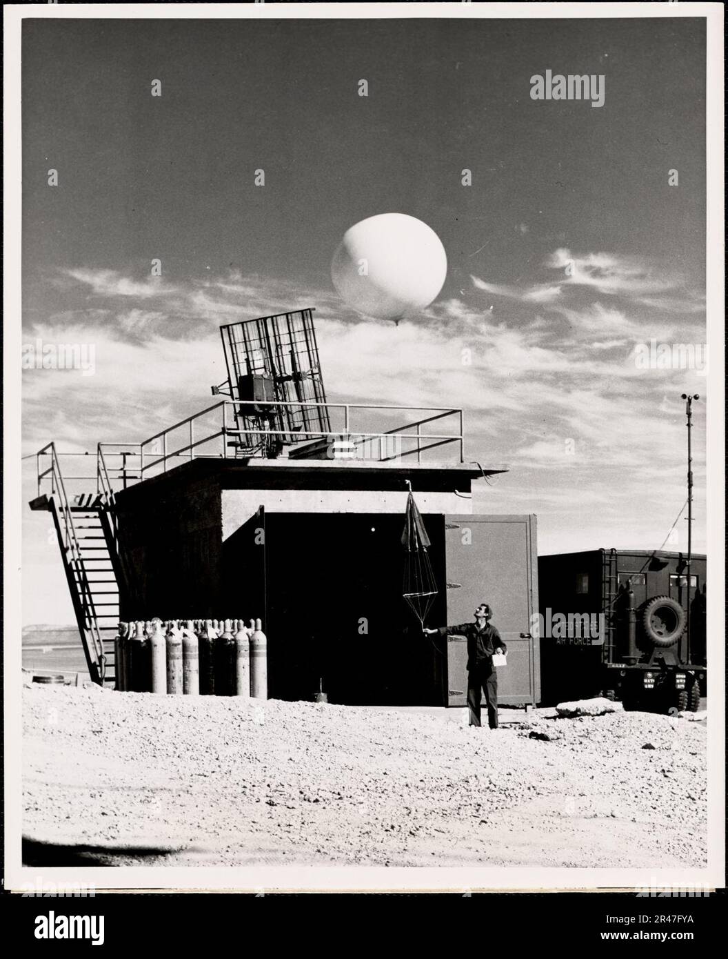 United States Air Force Weather Station, Indian Springs, Nevada, April ...