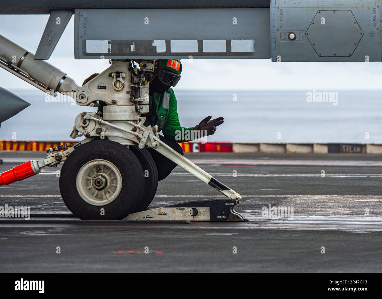 230213-N-MH015-1029 SOUTH CHINA SEA (Feb. 13, 2023) A U.S. Navy Sailor ...