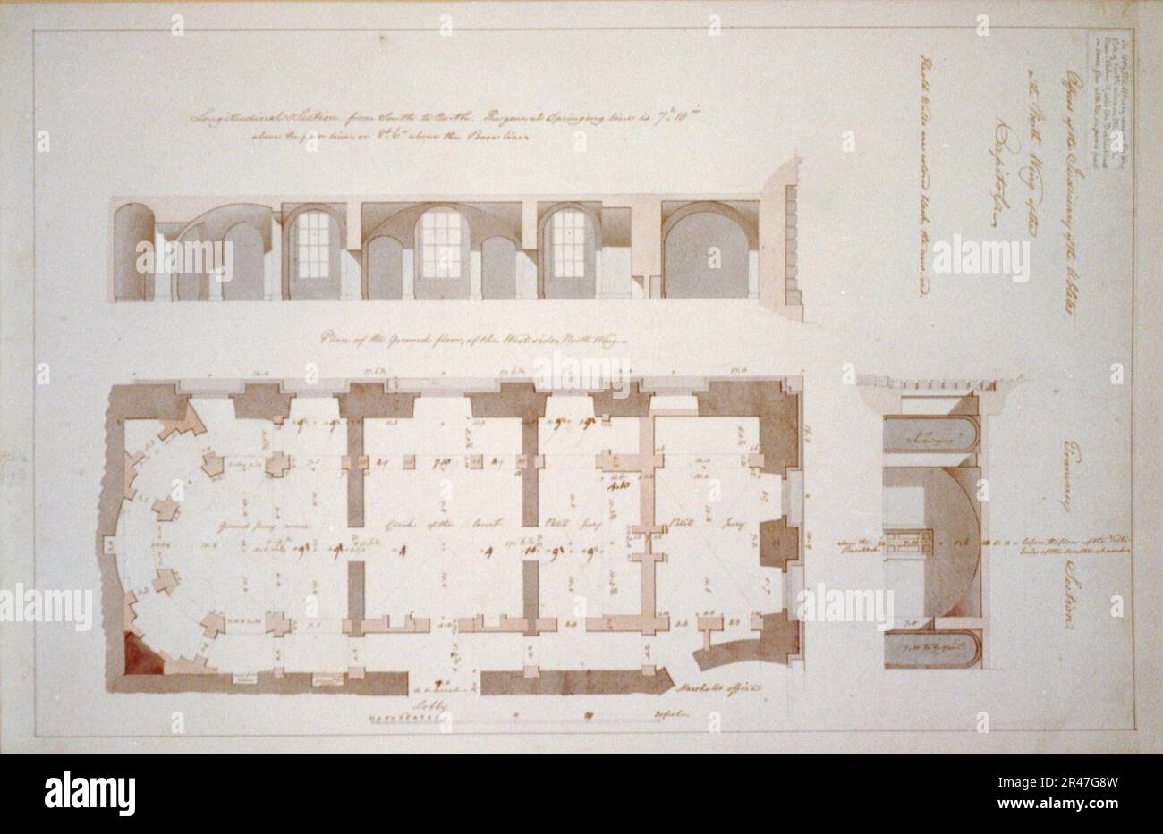 United States Capitol, Washington, D.C. Ground floor plan, Judiciary ...