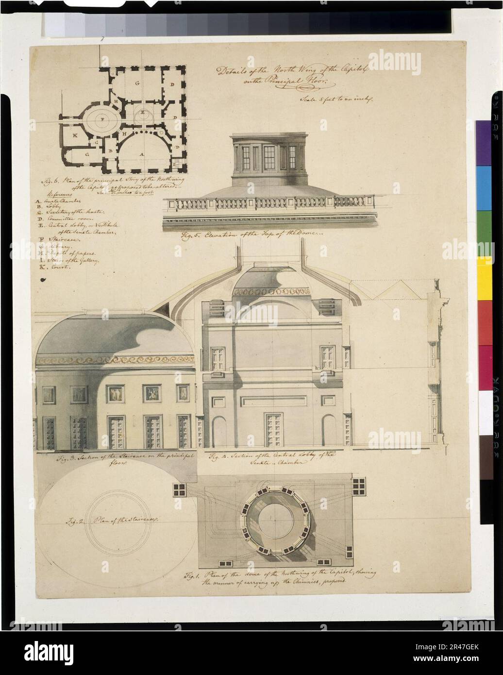 United States Capitol, Washington, D.C. Principal story - plan ...