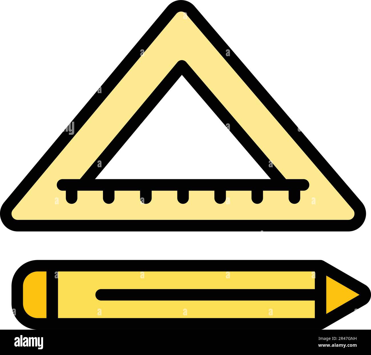School tools icon. Outline School tools vector icon for web design ...