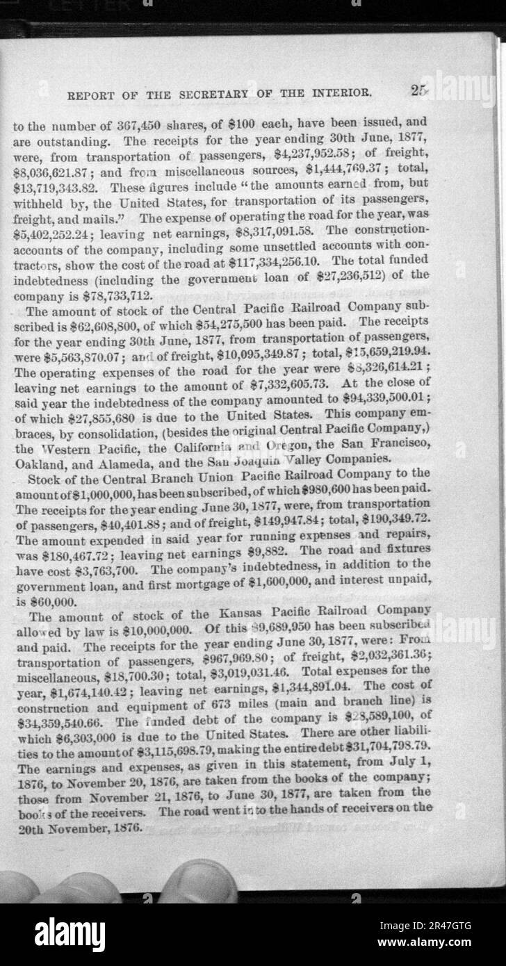 United States Department of the Interior Annual Report Year Ended June ...