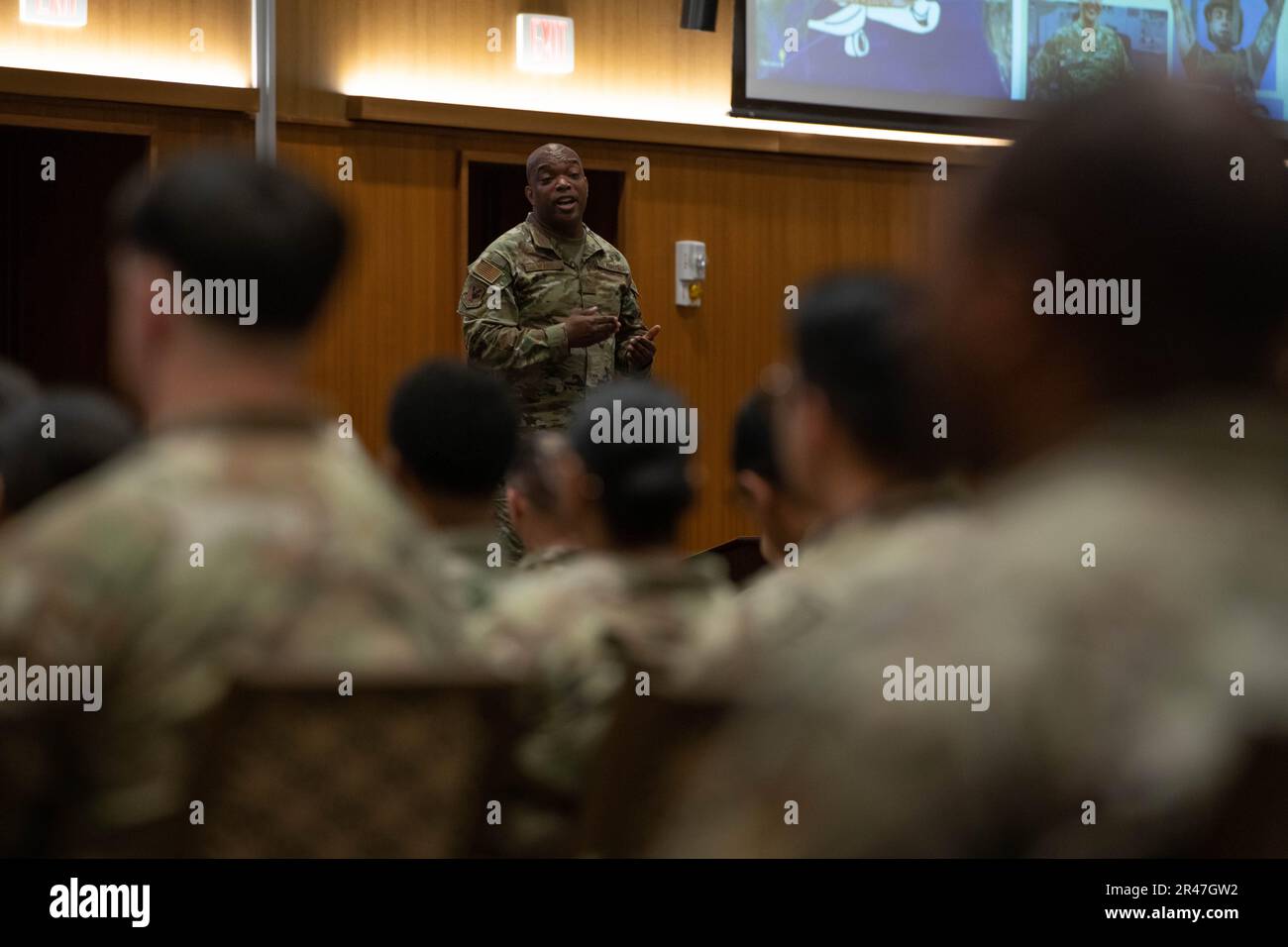 Chief Master Sgt. Ronnie Woods, 18th Wing command chief, talks about ...