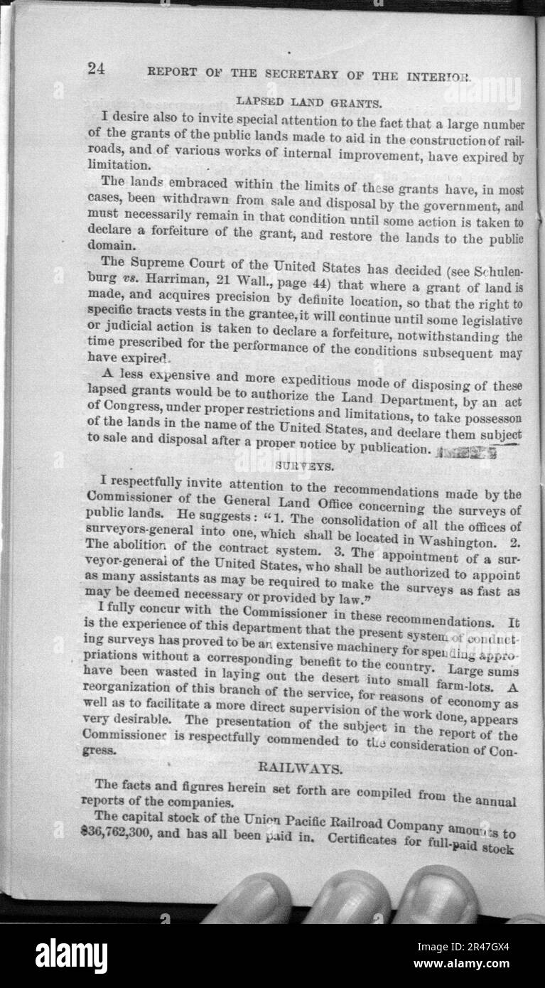 United States Department of the Interior Annual Report Year Ended June ...