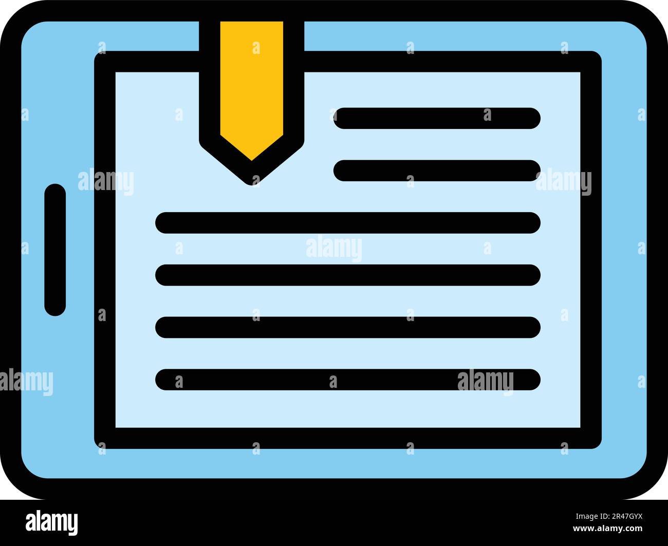 Elearning icon. Outline Elearning vector icon for web design isolated ...