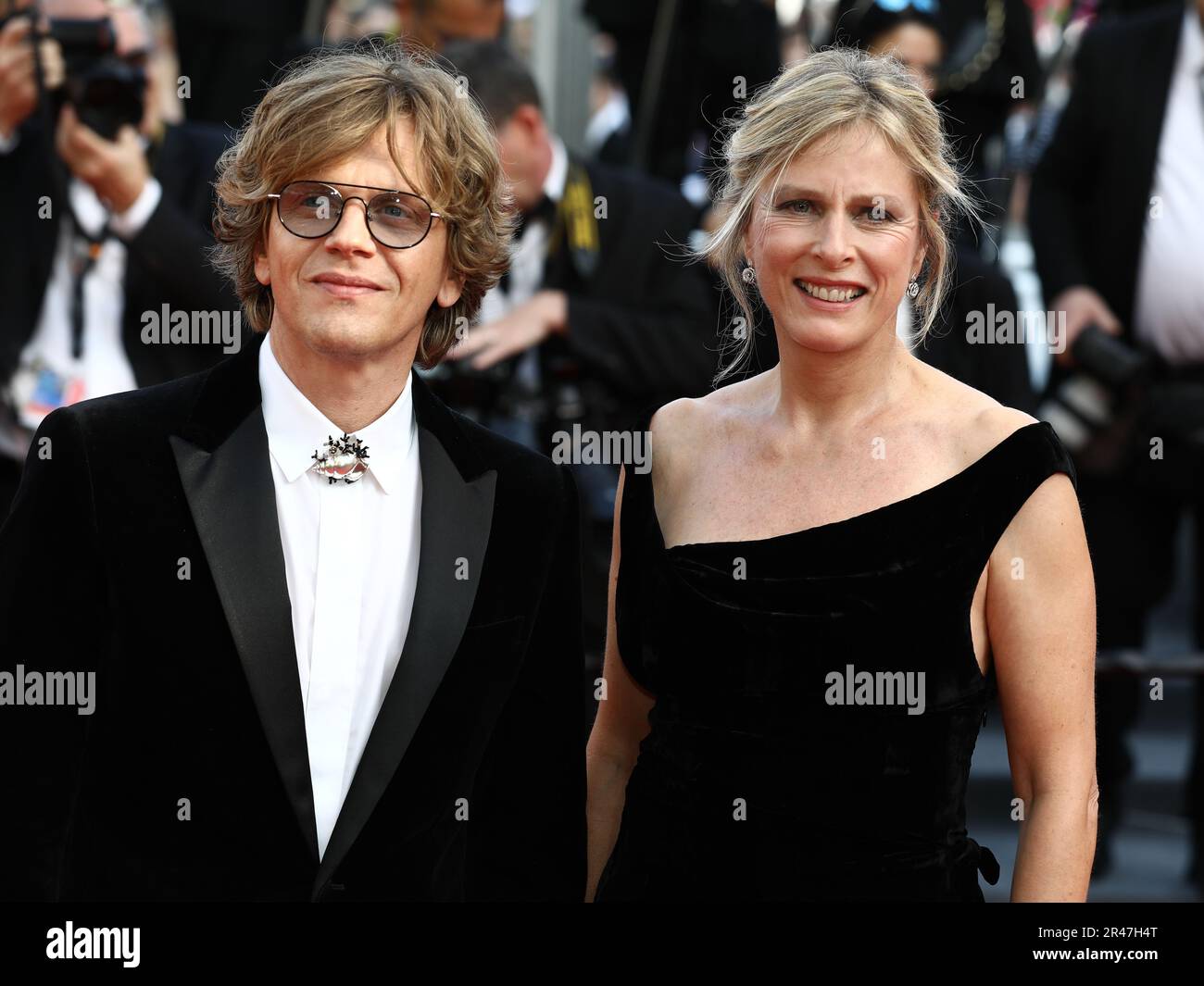 May 26, 2023, Cannes, Cote d'Azur, France: ALEX LUTZ and KARIN VIARD ...