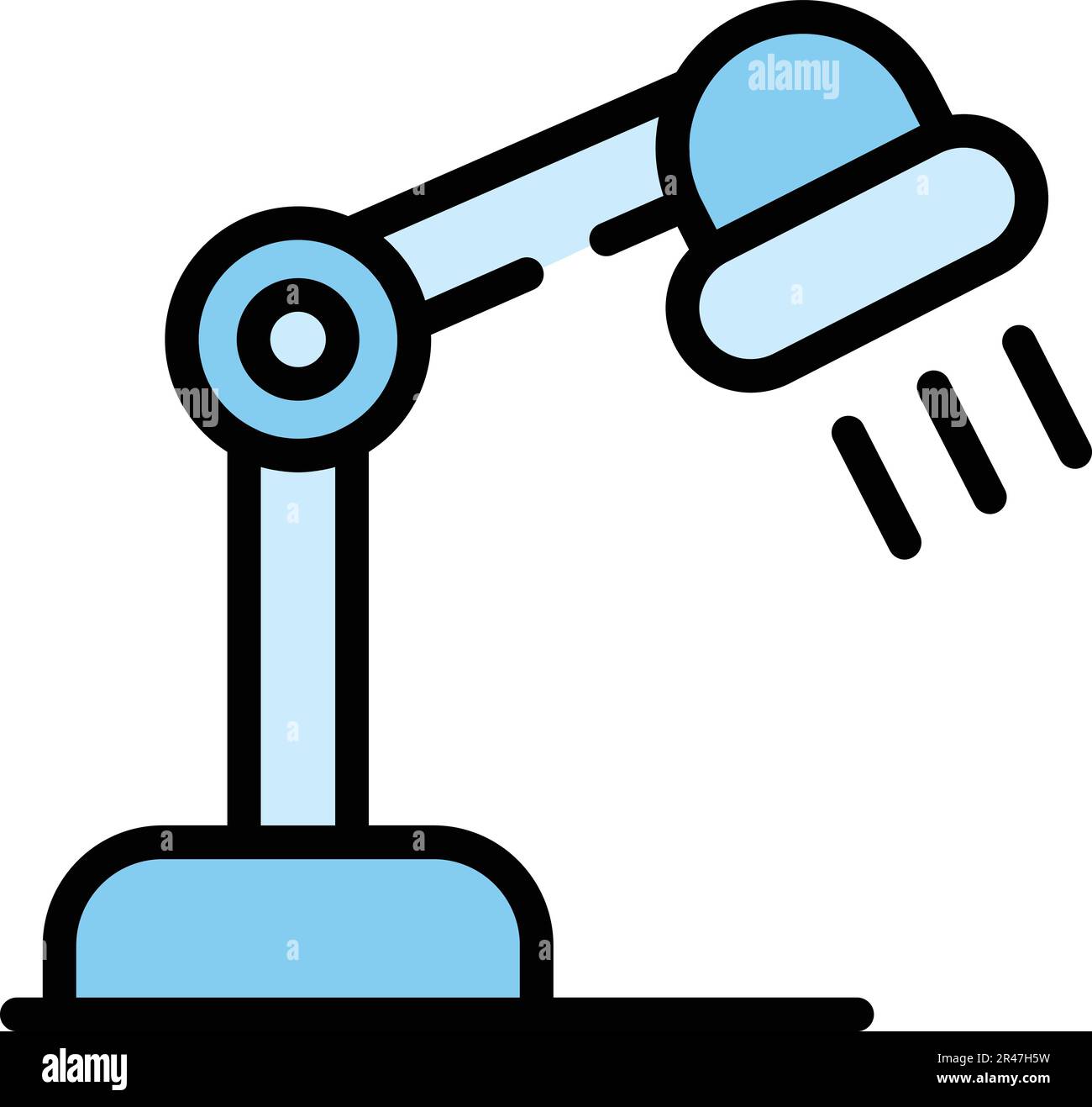 School lamp icon. Outline School lamp vector icon for web design ...